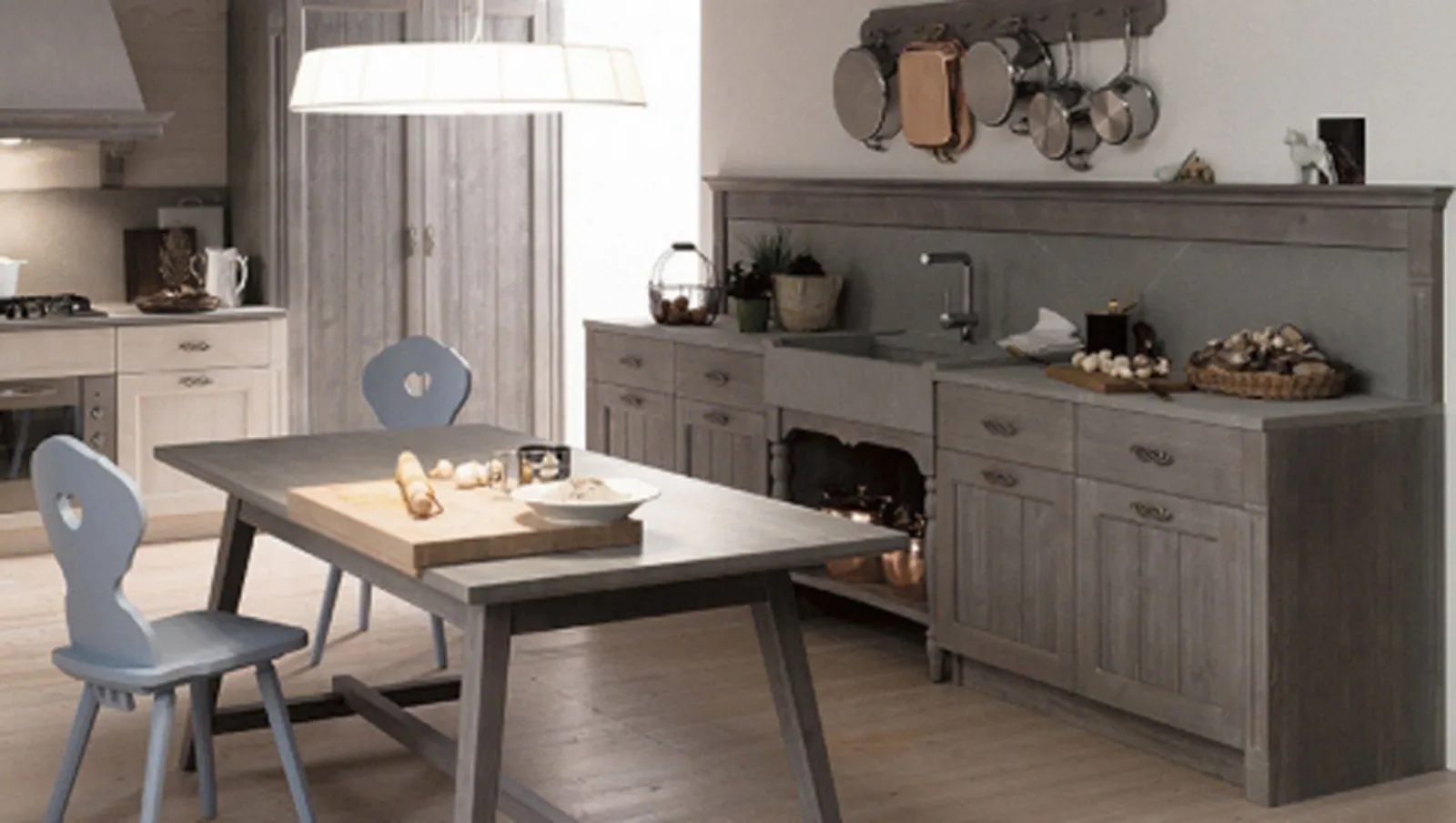 Cucina Scandola Tabià in legno di abete