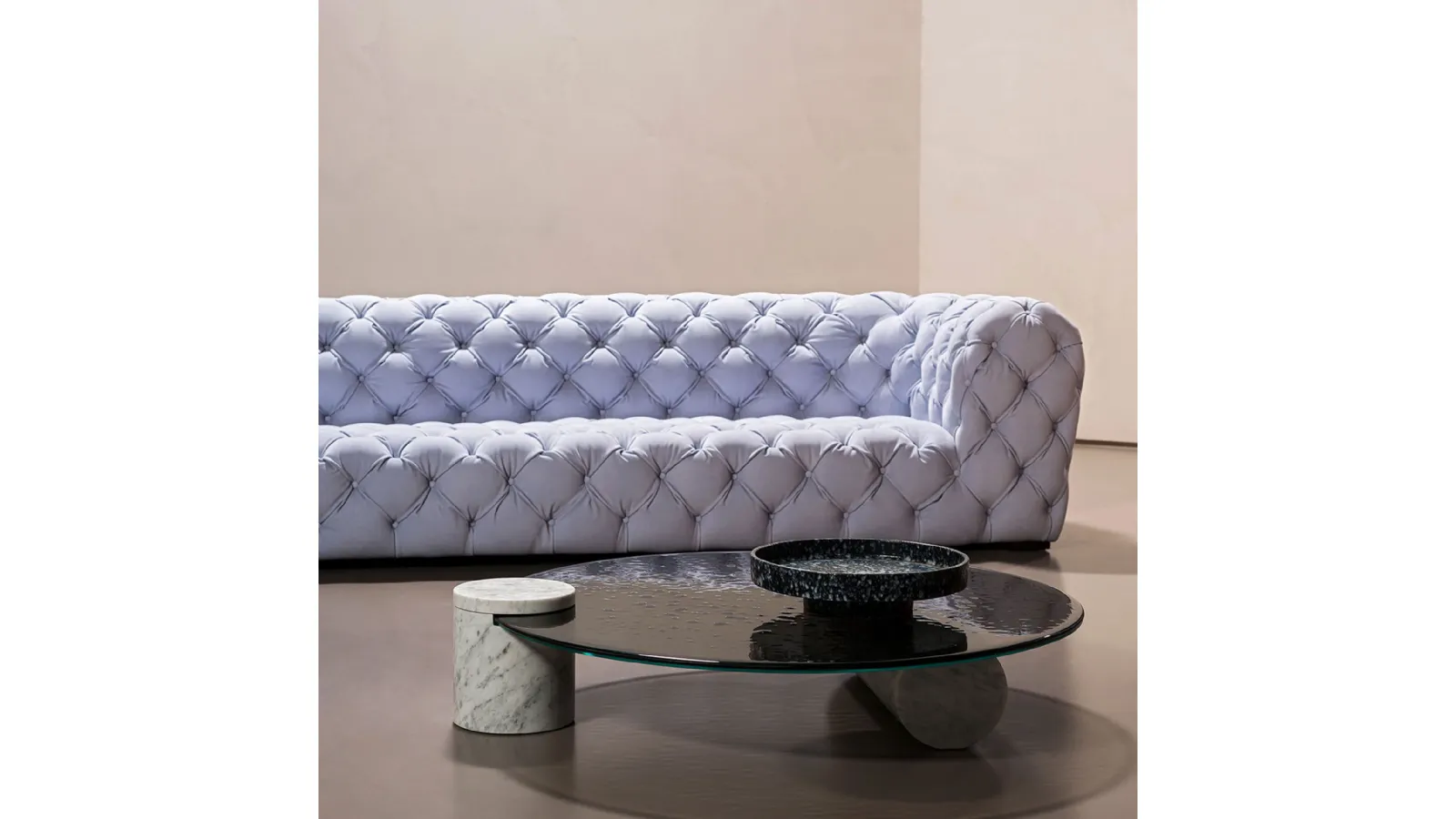 Divano in pelle Chester Moon Baxter