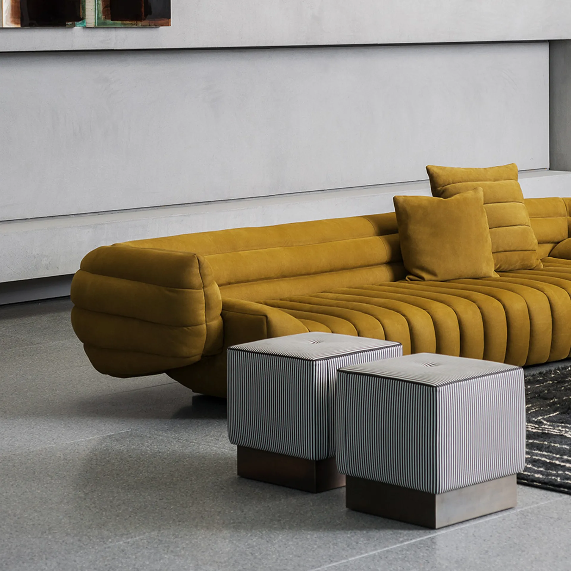 Divano Baxter Tactile in pelle