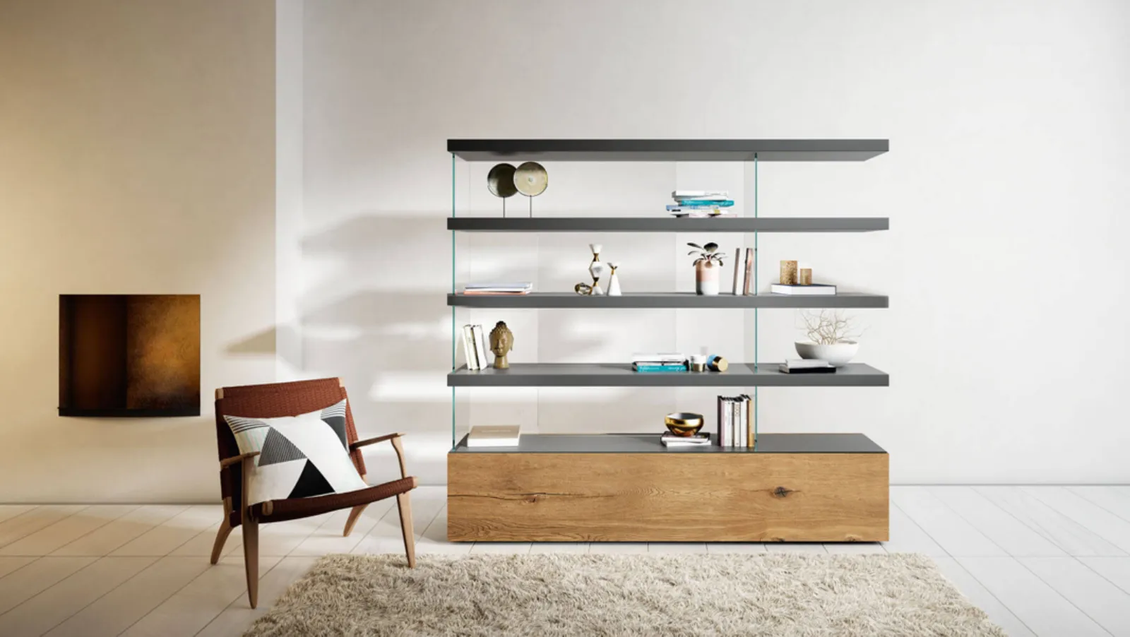 Contenitori e librerie Air Lago design