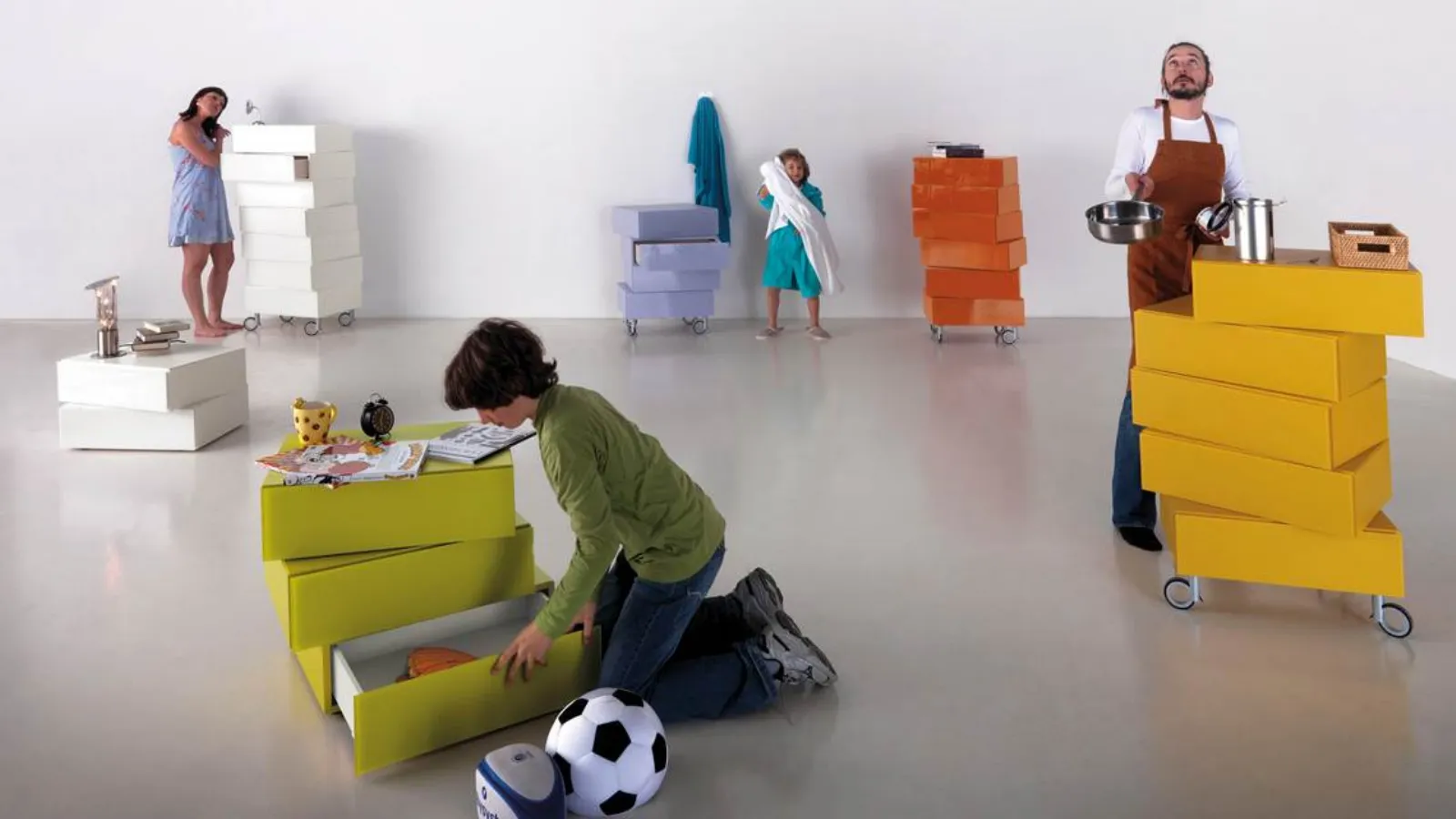 Cassettiera Morgana Lago